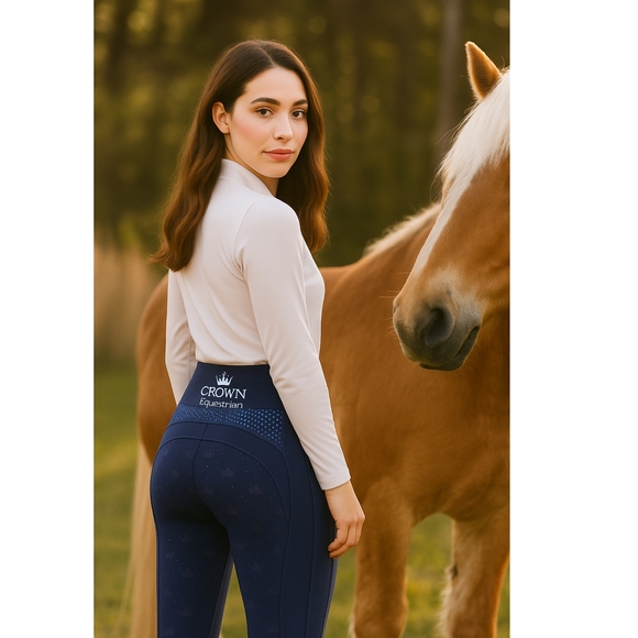 Crown Equestrian | Pants & Jumpsuits | Crown Equestrian Riding Tights ...